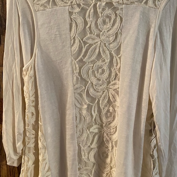 indigo soul | Tops | Nwt Indigo Soul Womens Long Sleeve Lace Tunic ...